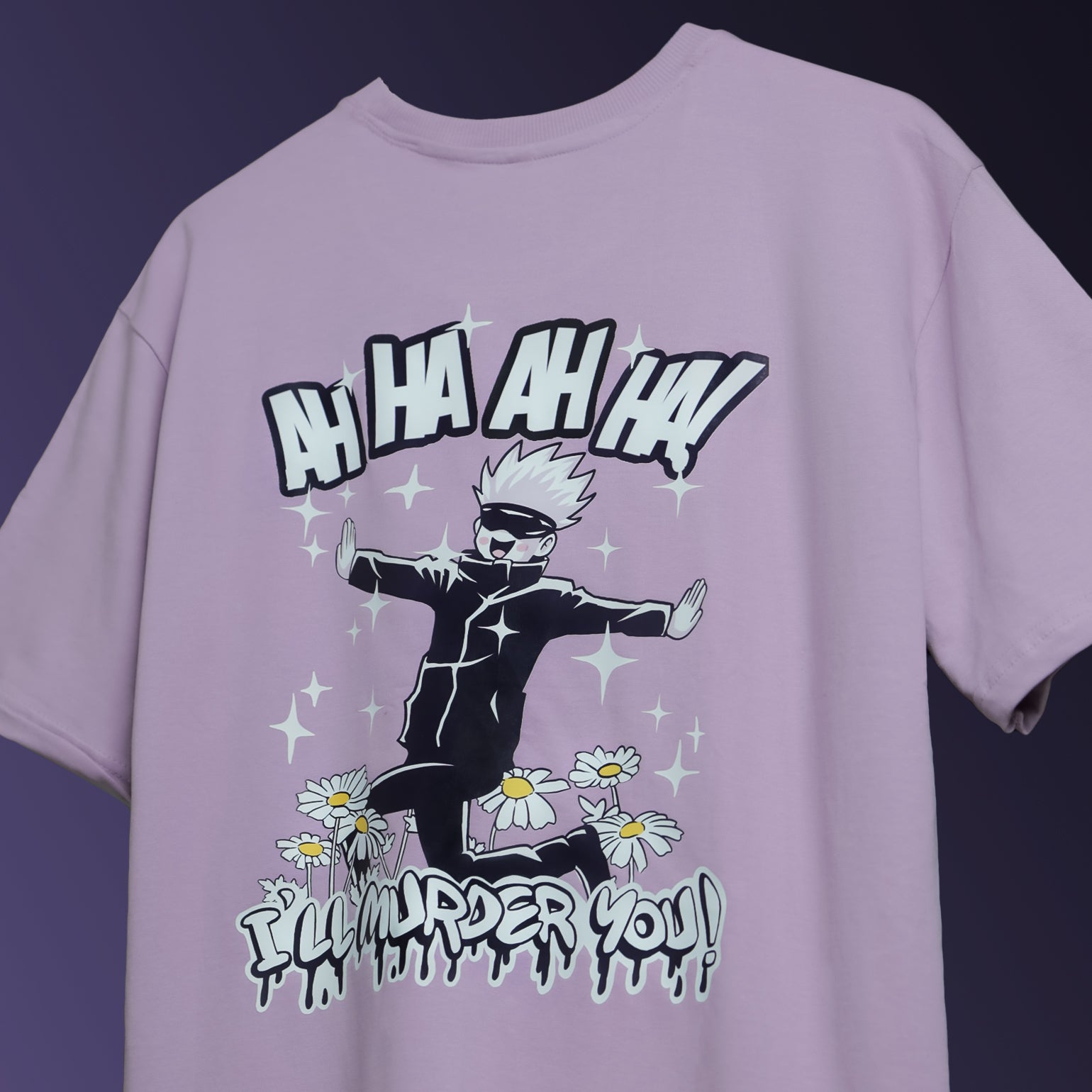 Ora Ora - Gojo Satoru Oversized T-shirt - SleekandPeek
